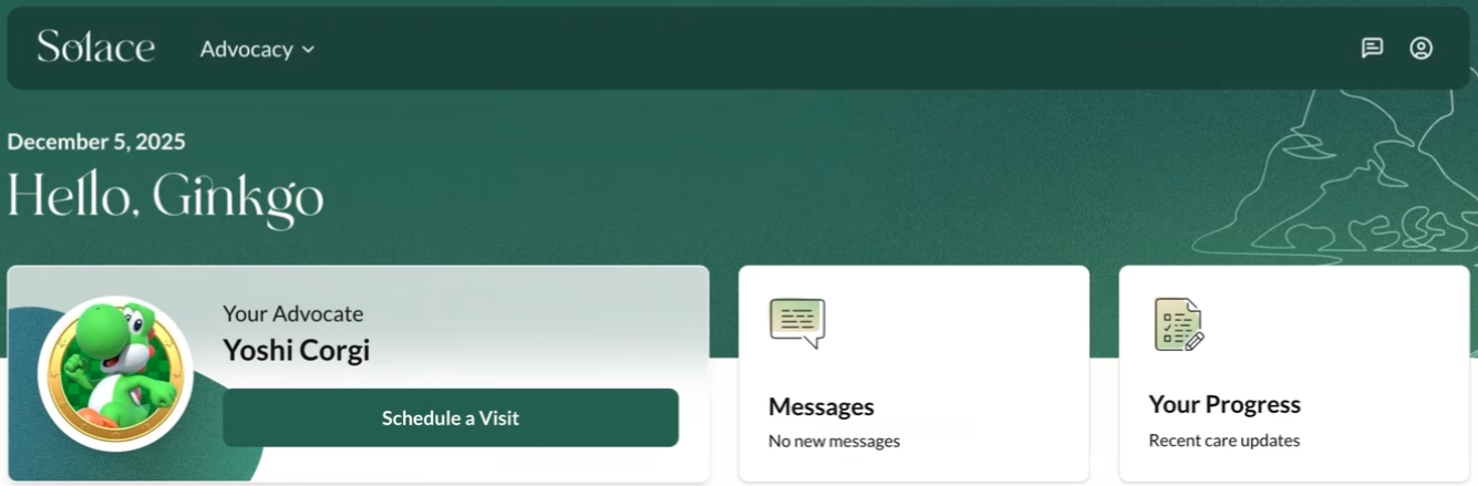 Logging into your Solace Account – Find Solace, Inc.